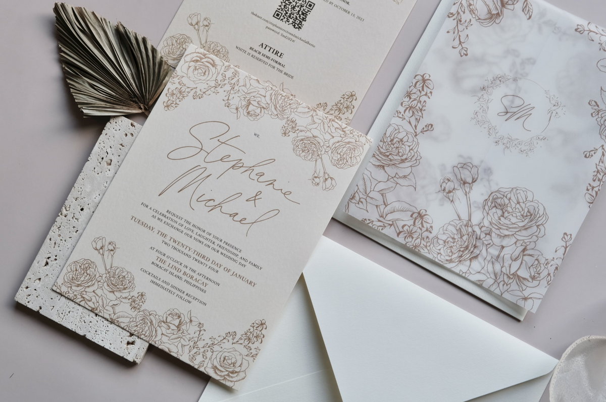 Beige Rosa Suite With Map / Boracay – Ink Scribbler