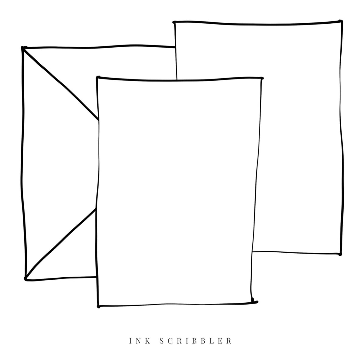 Landmark / Flat Print - Ink Scribbler