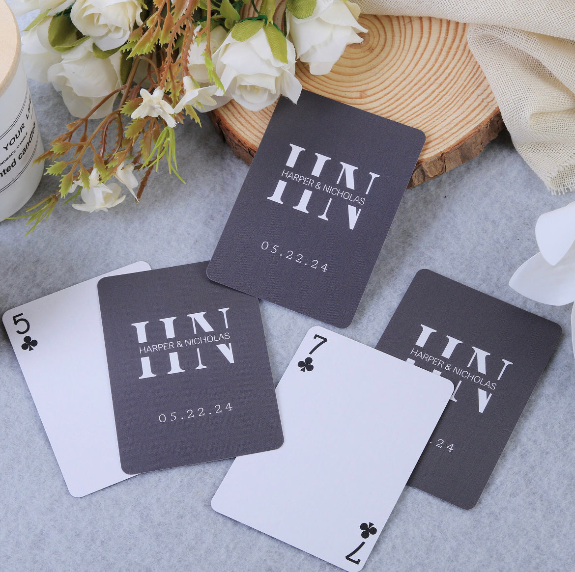 Playing Card Guest Book - Ink Scribbler