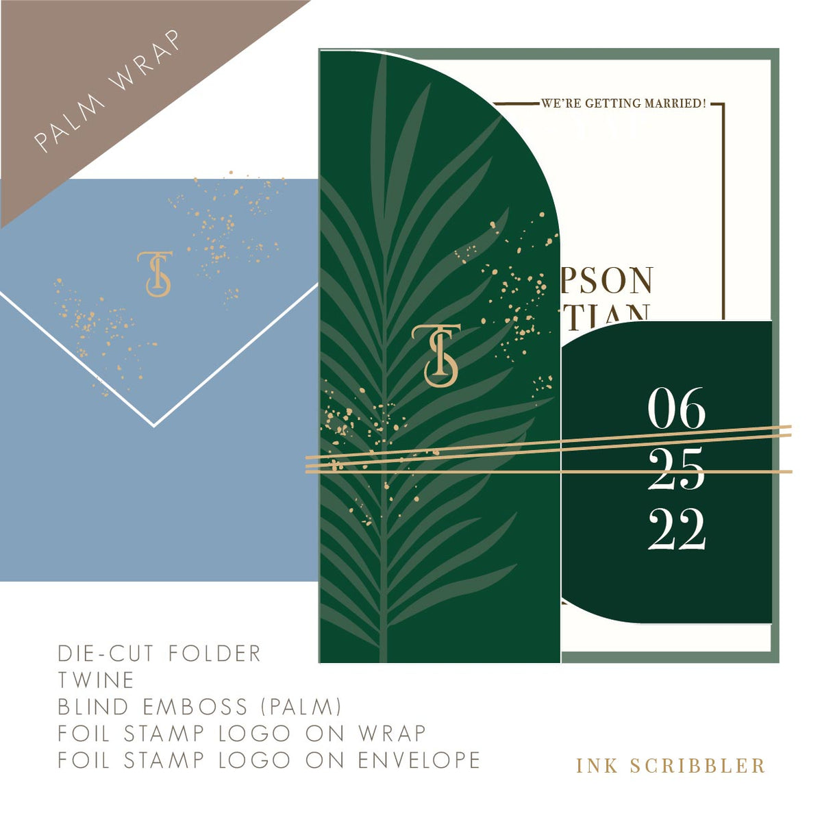 Palm Wrap - Ink Scribbler