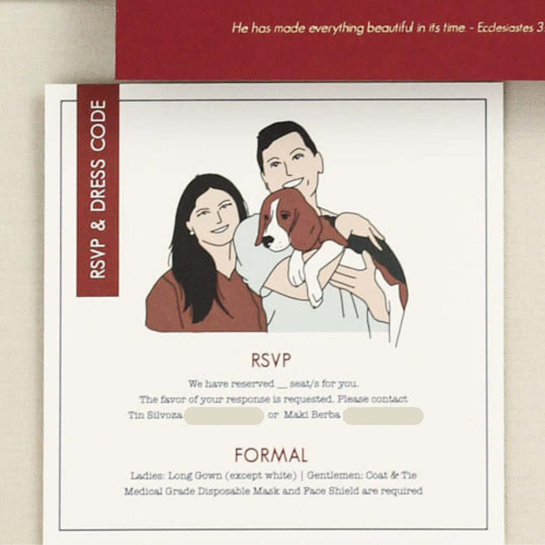 RSVP Card Personalization - Ink Scribbler