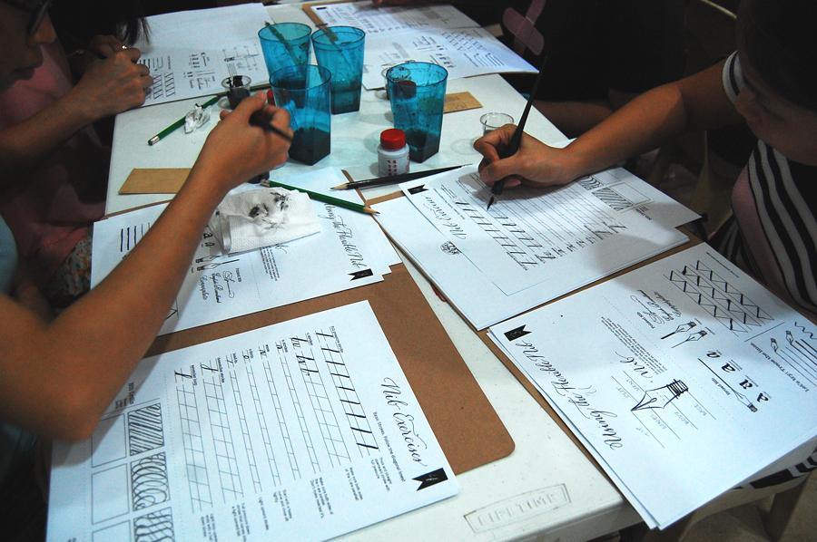 Workshop at Anthill Cebu – Ink Scribbler