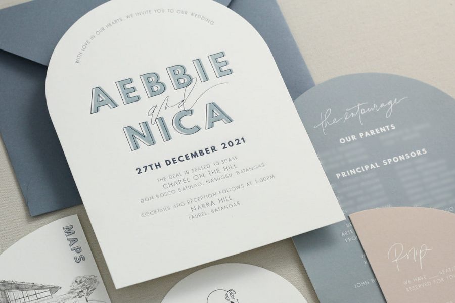 Dusty Blue and Dusty Rose Die Cut / Tagaytay – Ink Scribbler