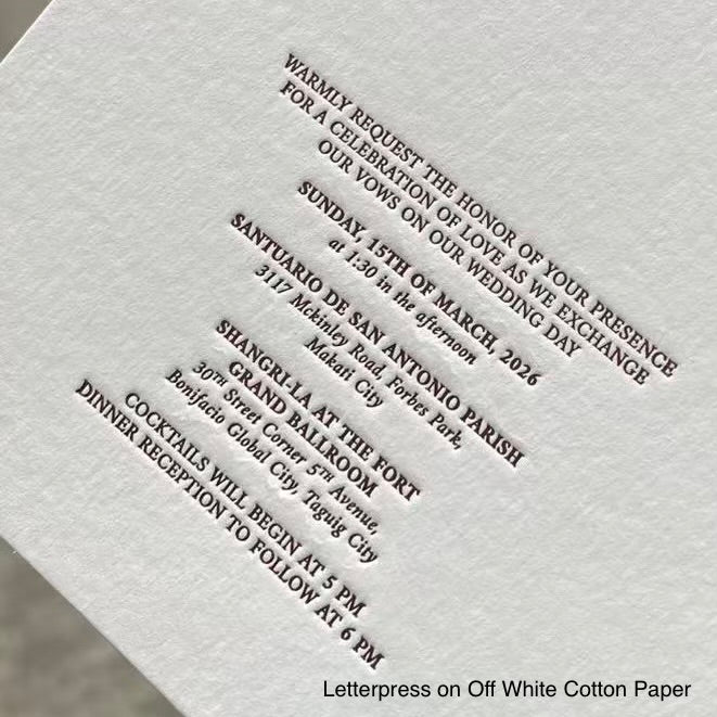 Letterpress Service - Ink Scribbler