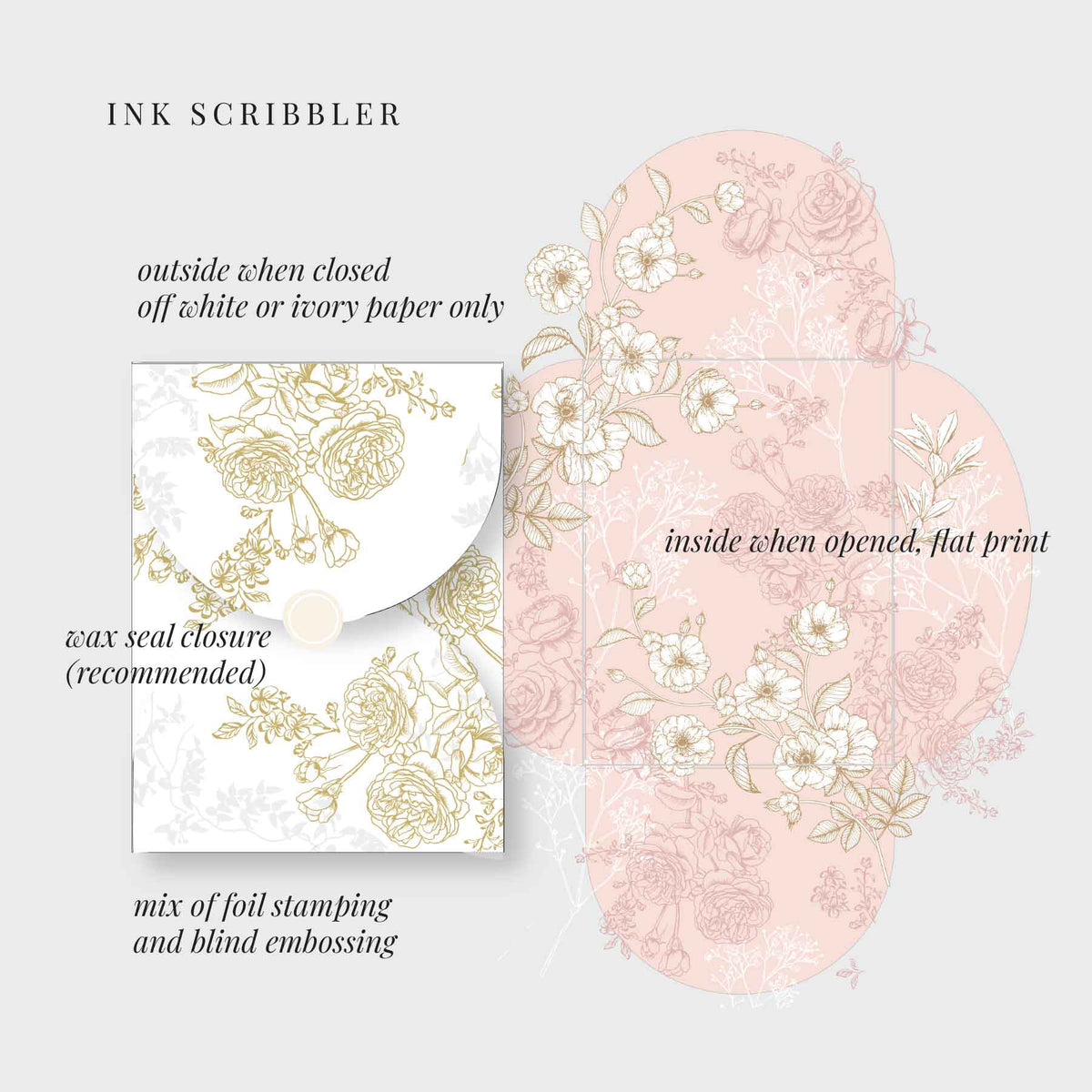 Petal Envelope Add-On - Ink Scribbler