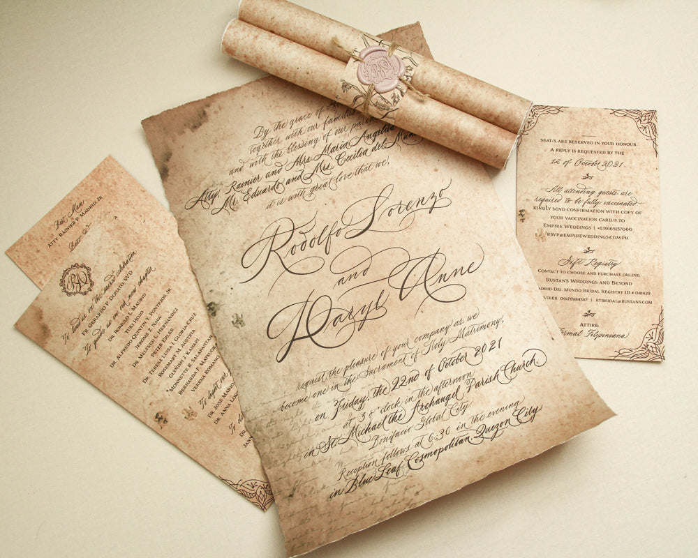 Reigna / Scroll and Box - Ink Scribbler